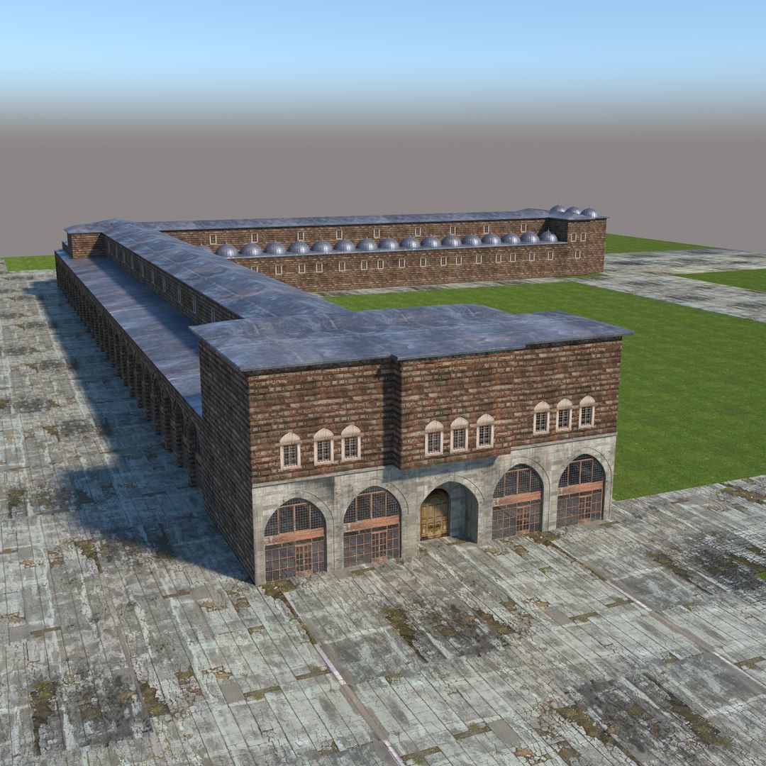 3D Old Bazaar Model - TurboSquid 1386978