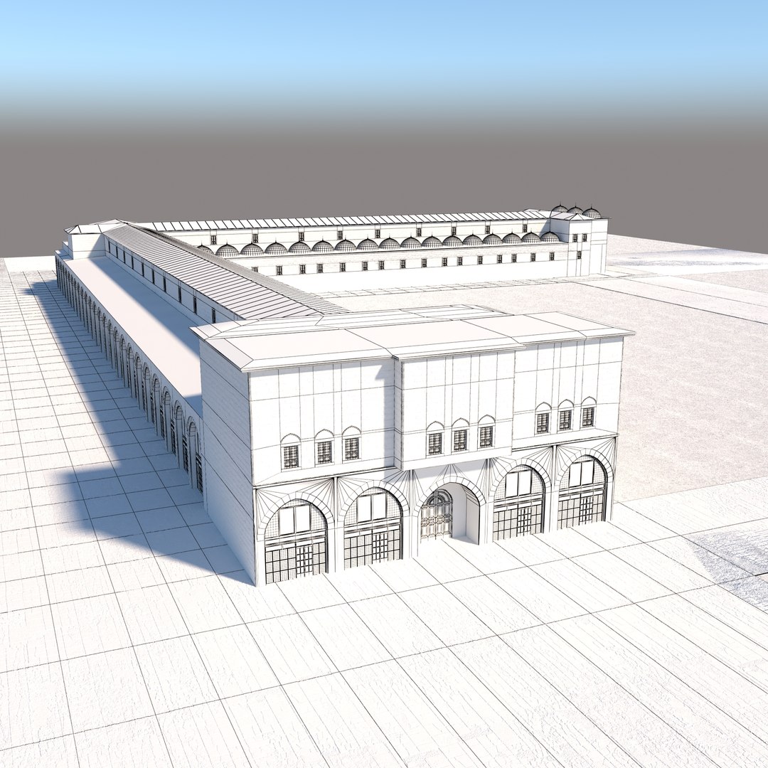 3D Old Bazaar Model - TurboSquid 1386978