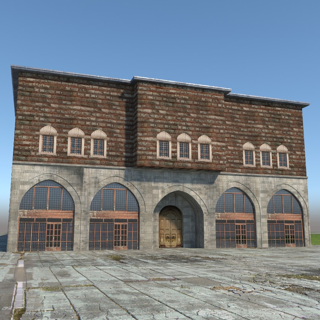 3D Old Bazaar Model - TurboSquid 1386978