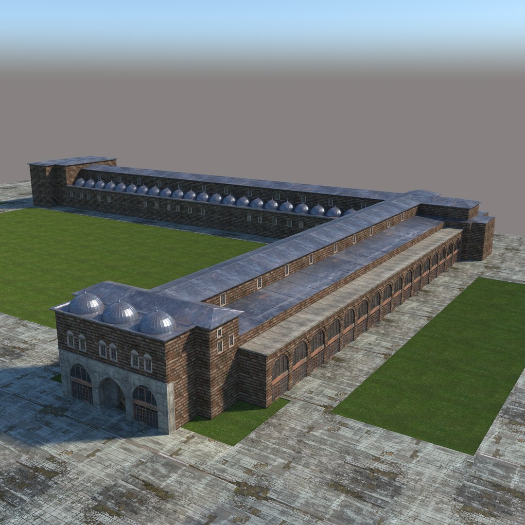 3D Old Bazaar Model - TurboSquid 1386978