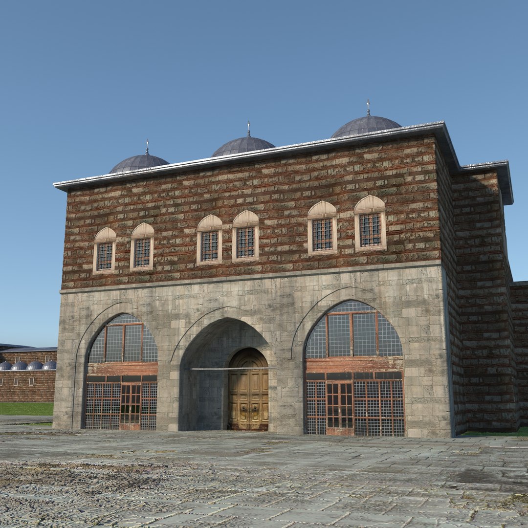 3D old bazaar model - TurboSquid 1386978