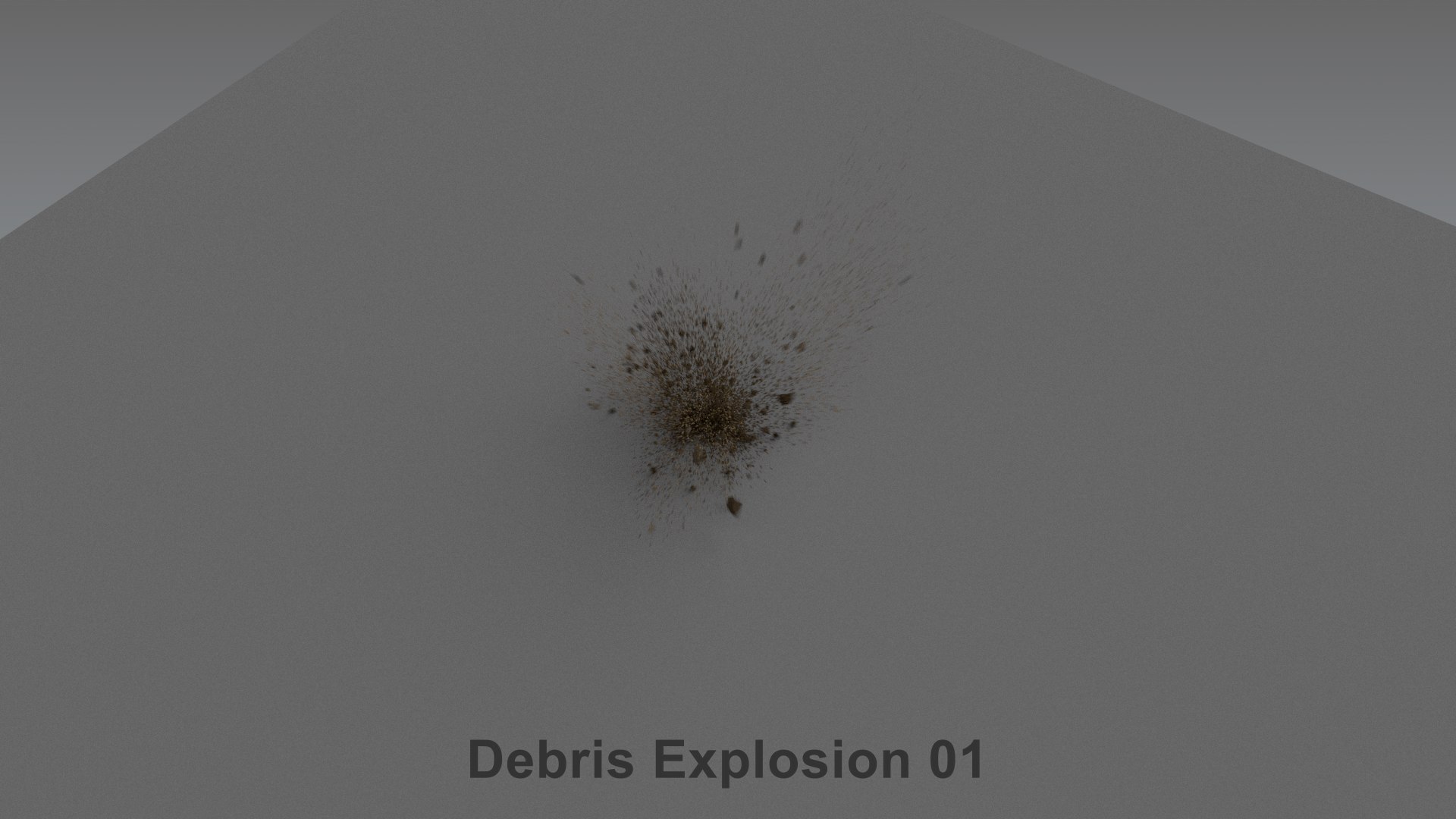Debris Explosion 01 - ABC 3D Model - TurboSquid 1815811