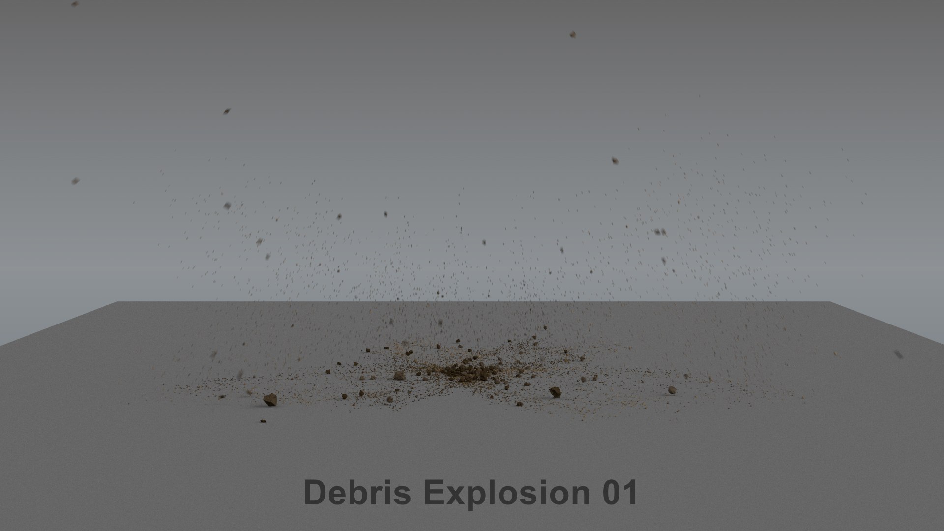 Debris Explosion 01 - ABC 3D Model - TurboSquid 1815811
