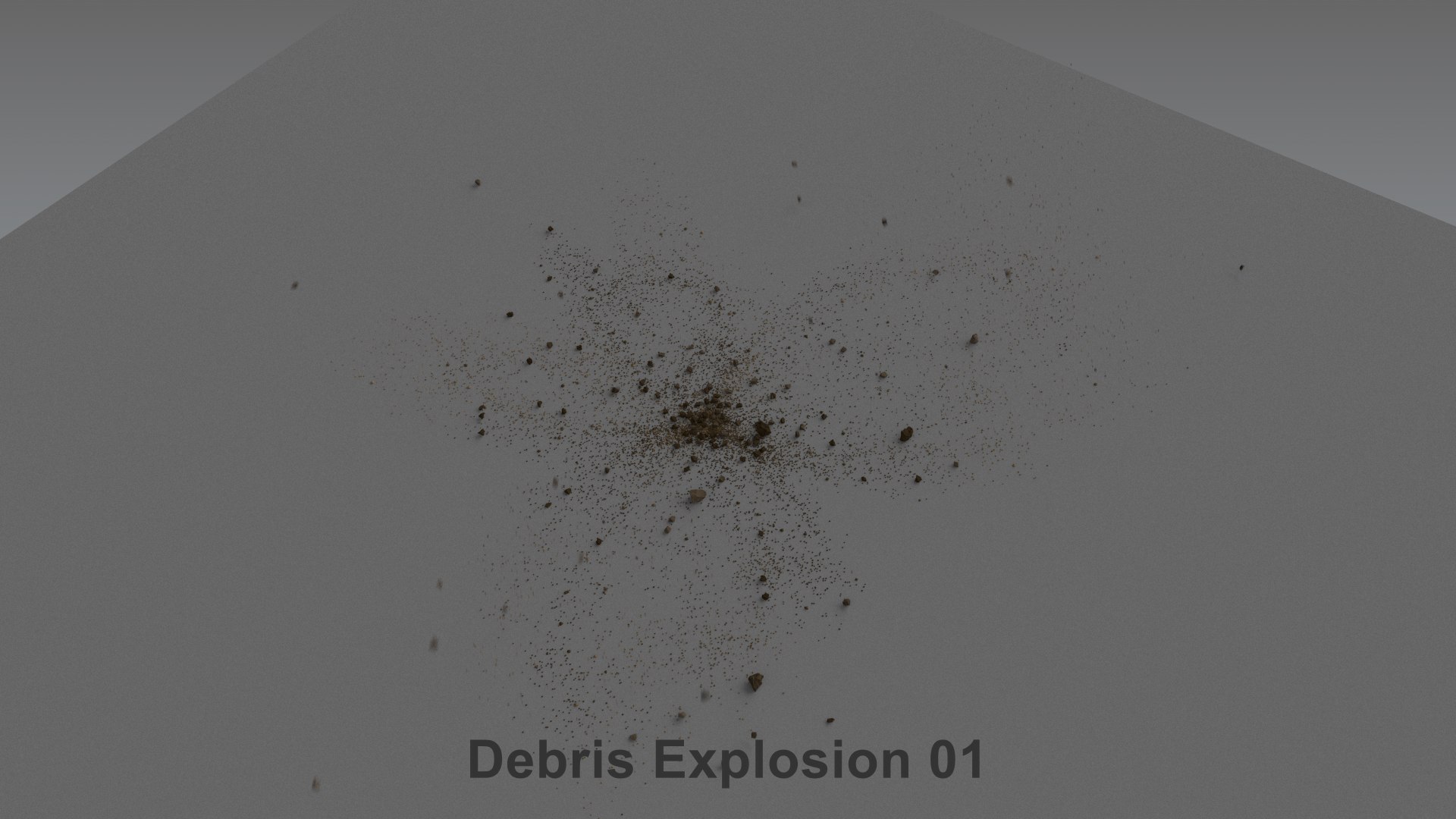 Debris Explosion 01 - ABC 3D Model - TurboSquid 1815811