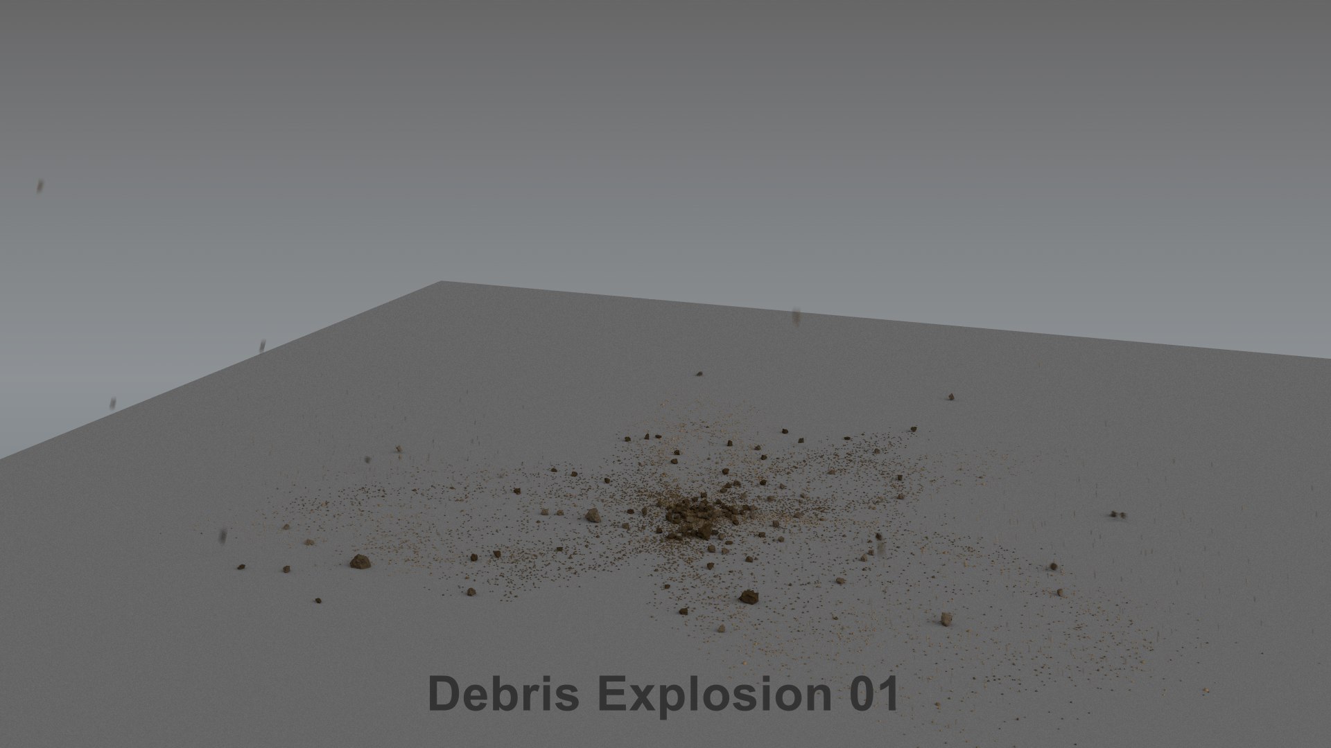 Debris Explosion 01 - ABC 3D Model - TurboSquid 1815811