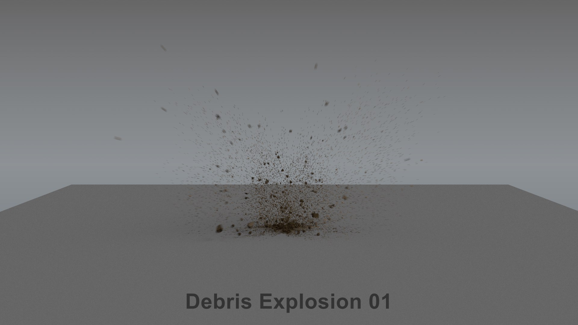 Debris Explosion 01 - ABC 3D Model - TurboSquid 1815811