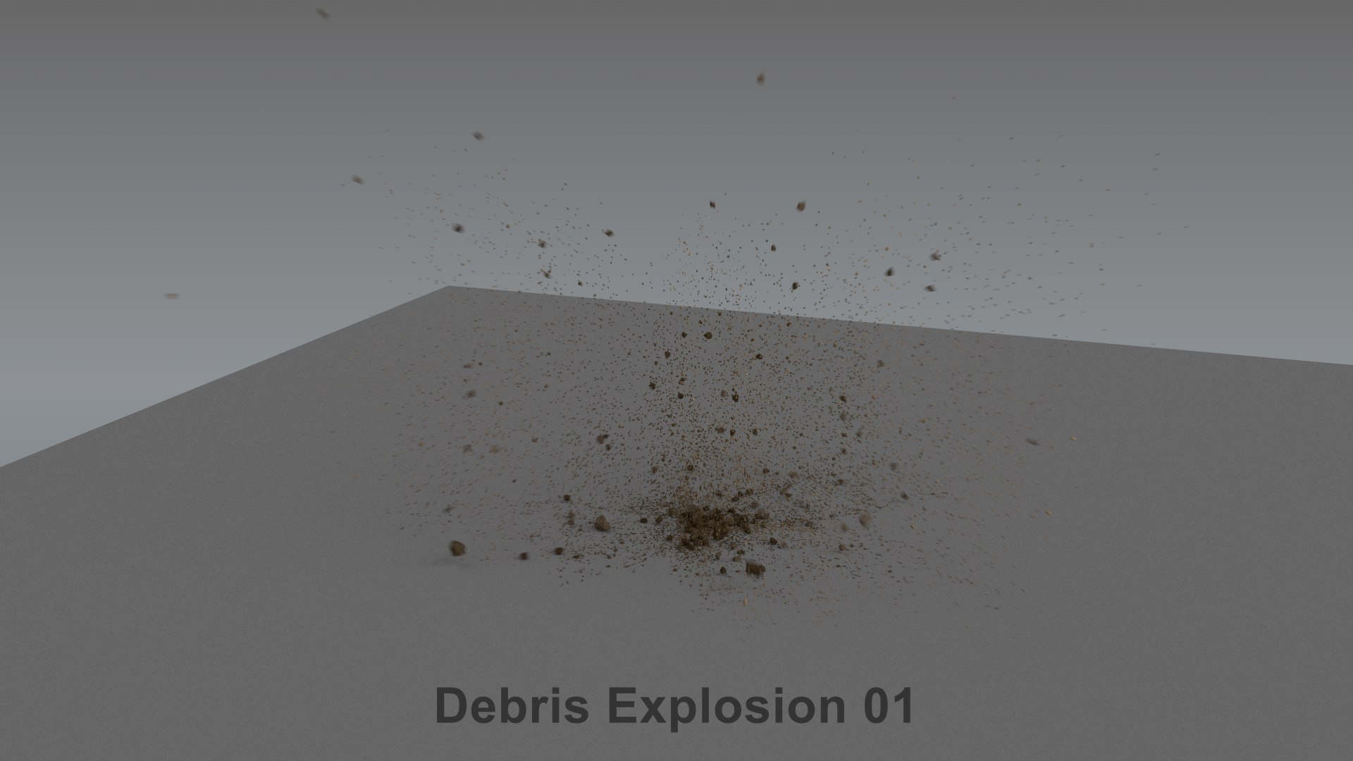 Debris Explosion 01 - ABC 3D Model - TurboSquid 1815811