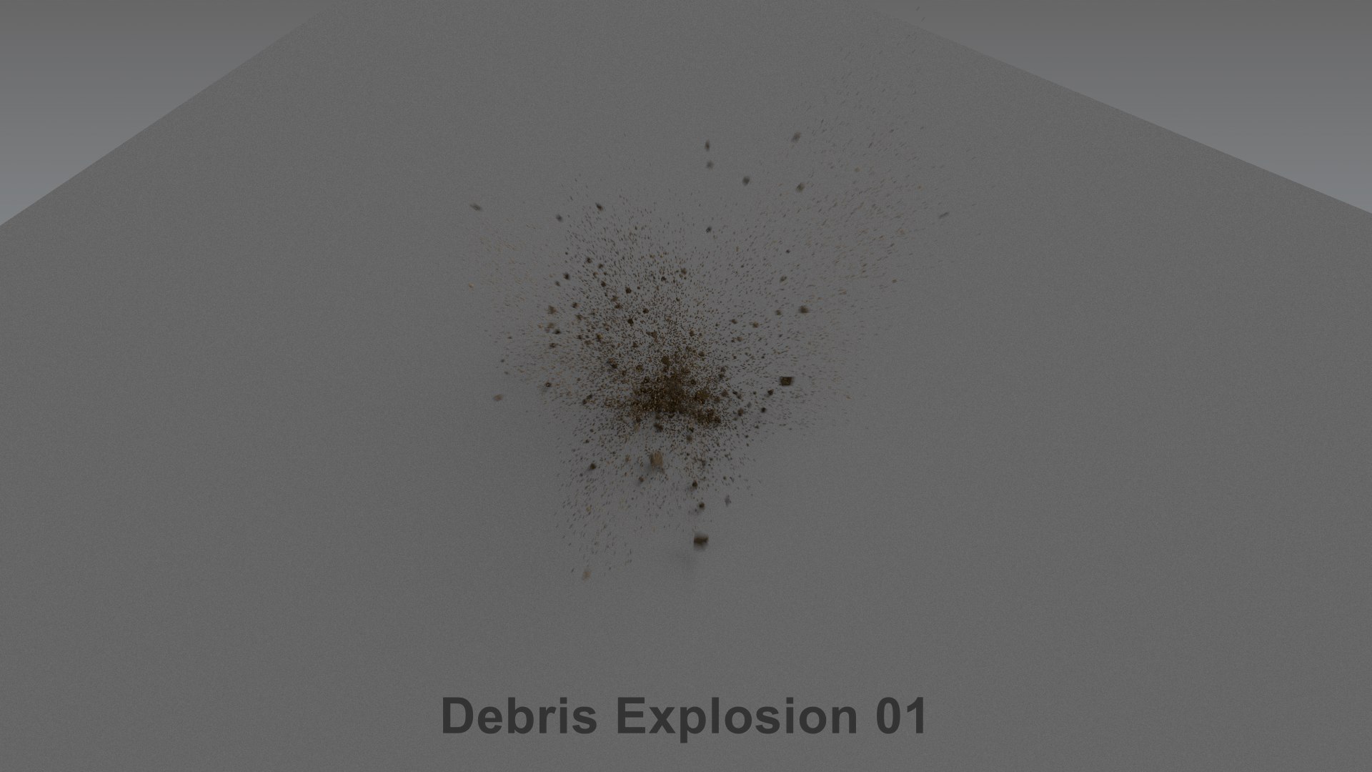 Debris Explosion 01 - ABC 3D Model - TurboSquid 1815811