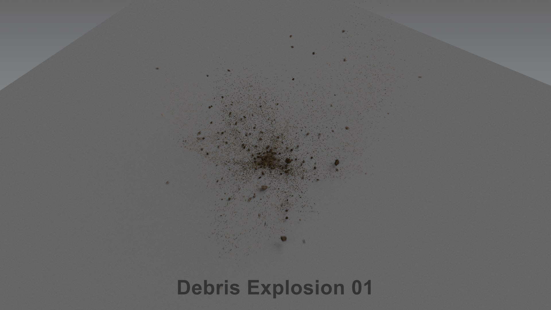 Debris Explosion 01 - ABC 3D Model - TurboSquid 1815811