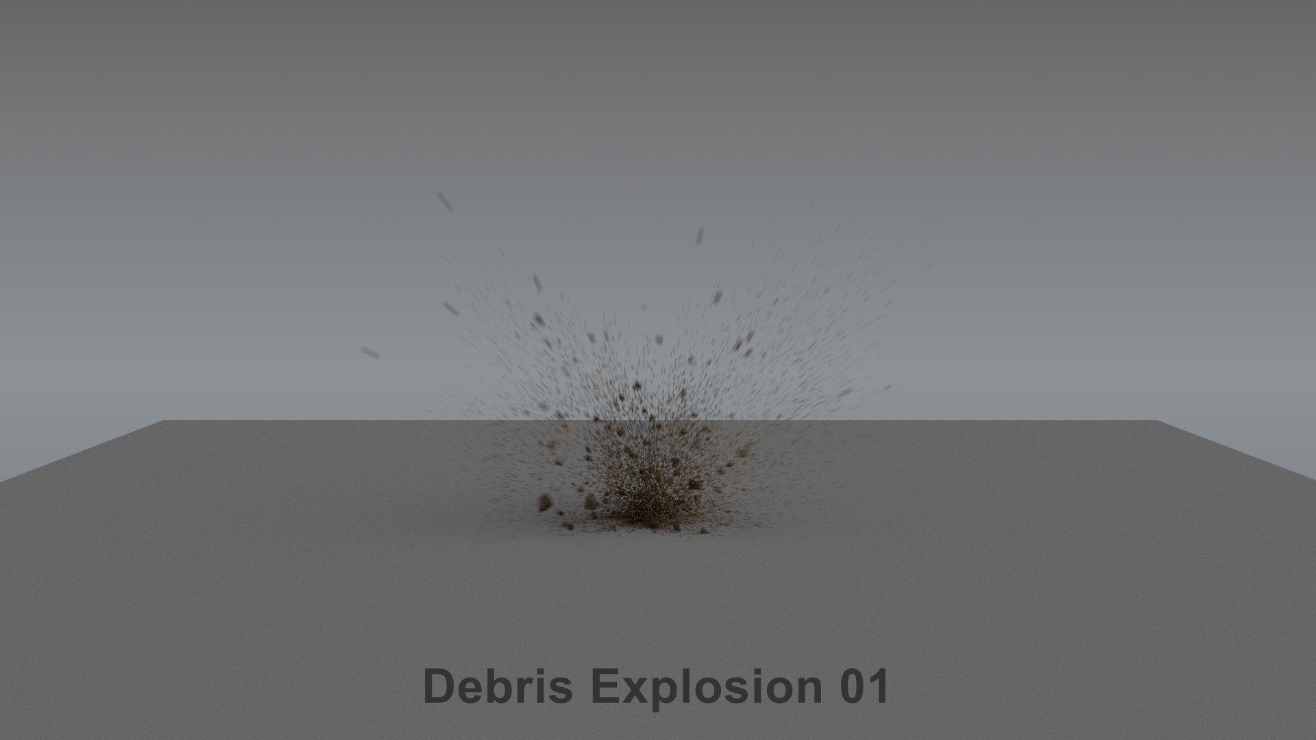 Debris Explosion 01 - ABC 3D Model - TurboSquid 1815811