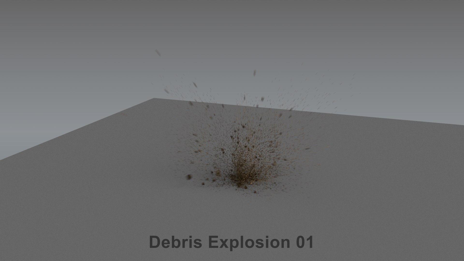 Debris Explosion 01 - ABC 3D Model - TurboSquid 1815811