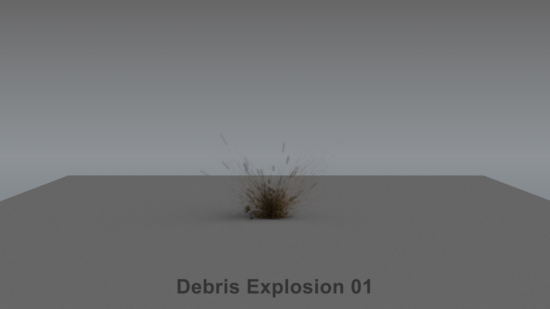 Debris Explosion 01 - ABC 3D Model - TurboSquid 1815811