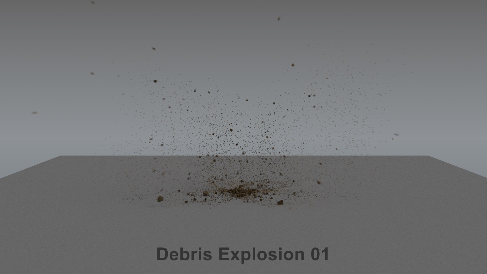 Debris Explosion 01 - ABC 3D Model - TurboSquid 1815811