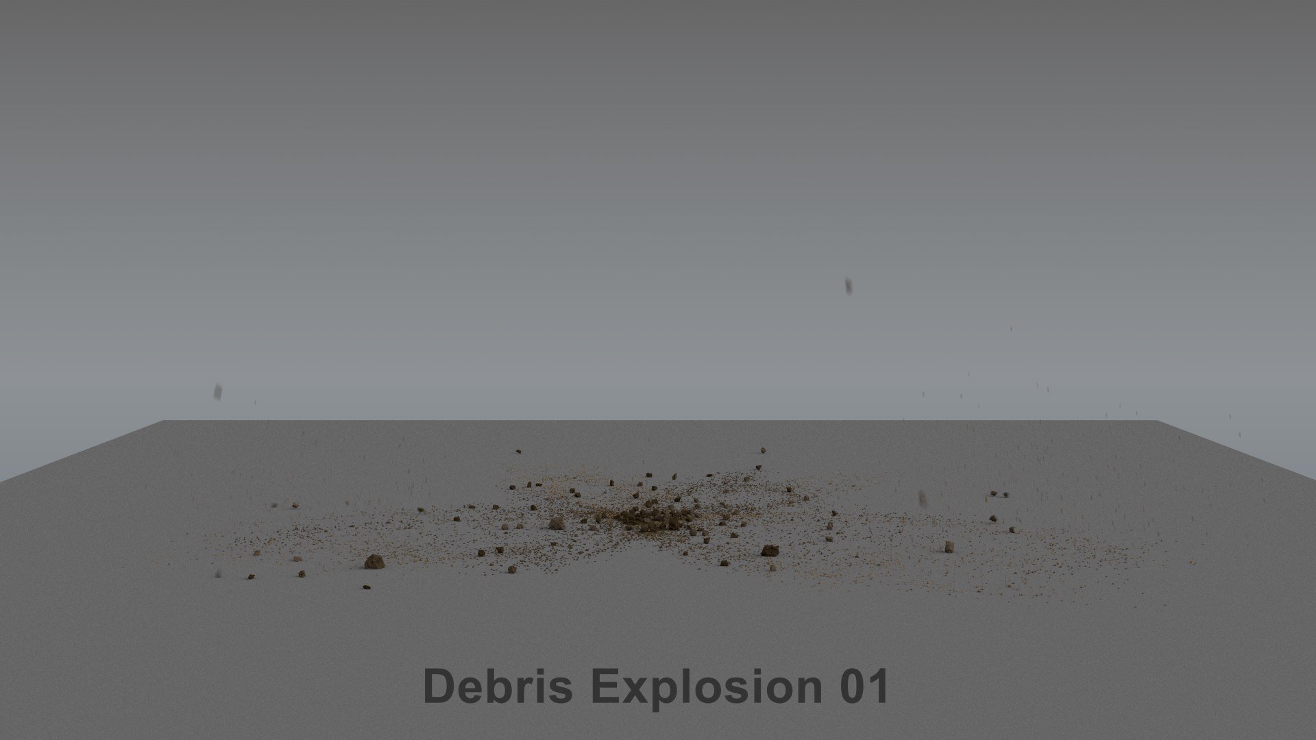 Debris Explosion 01 - ABC 3D Model - TurboSquid 1815811