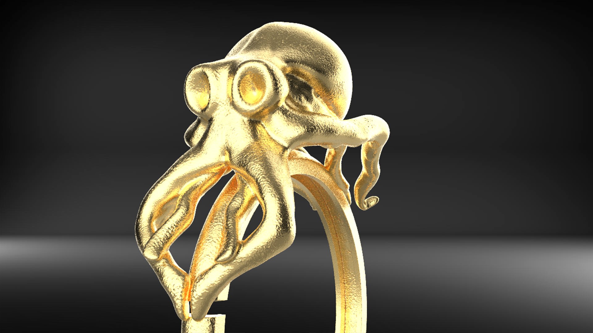 Octopus ring 3D model - TurboSquid 2153608