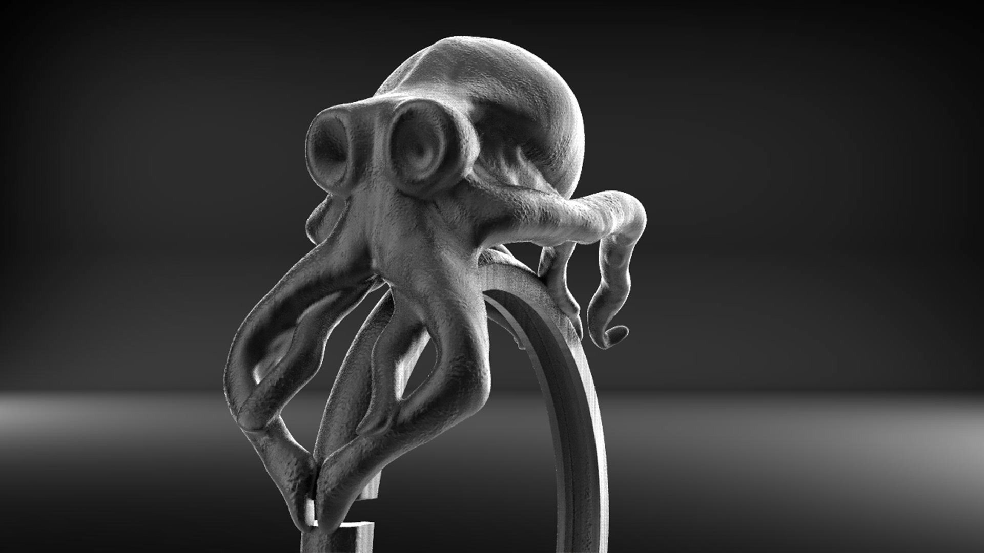 Octopus ring 3D model - TurboSquid 2153608