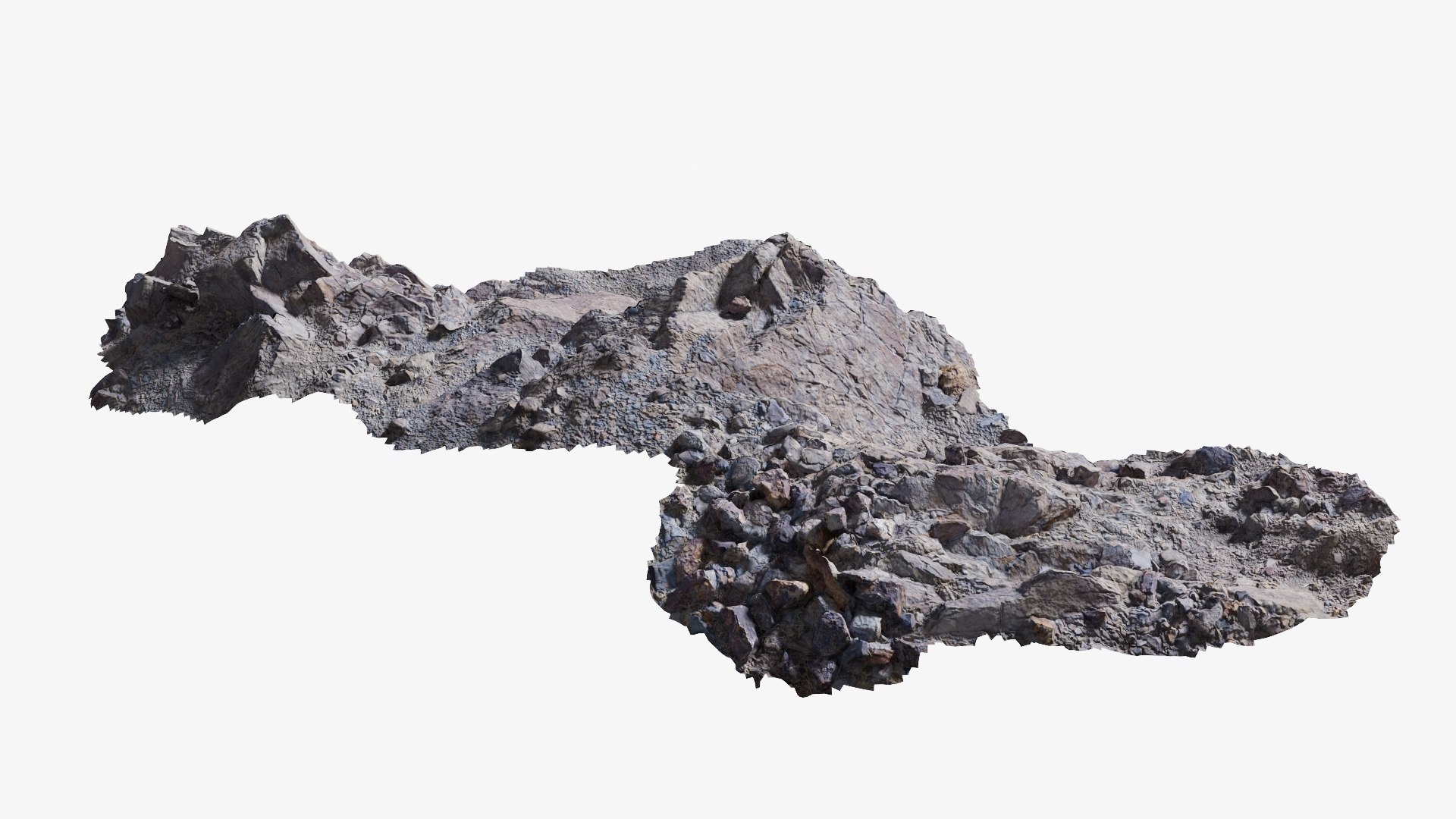 3D Model Assembly Ground Rock 09 StemCell - TurboSquid 2356444