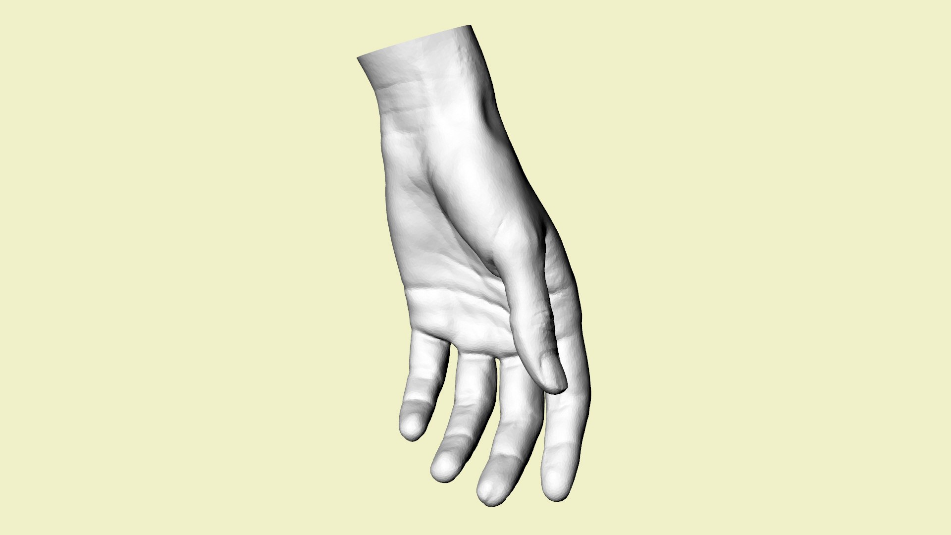 Hand-E 3D Model - TurboSquid 1839291
