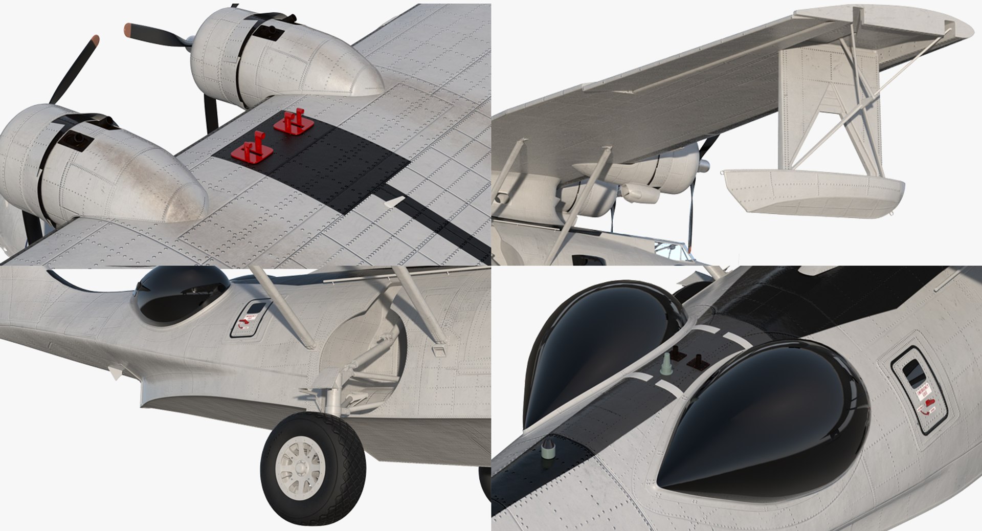 3D flying boat consolidated pby model - TurboSquid 1171745