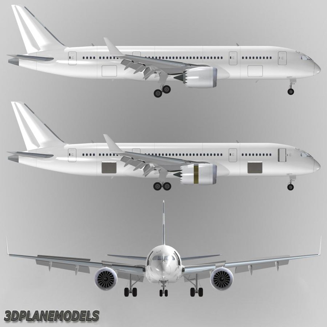 B787-3 Generic White Lwo