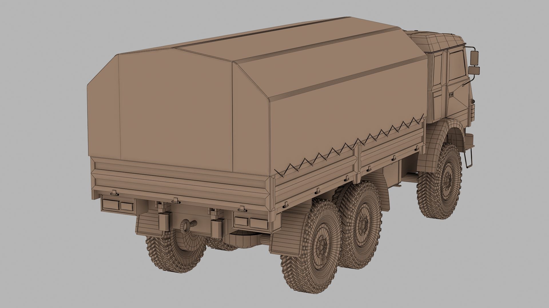 3D KAMAZ Military Truck Model - TurboSquid 2154534