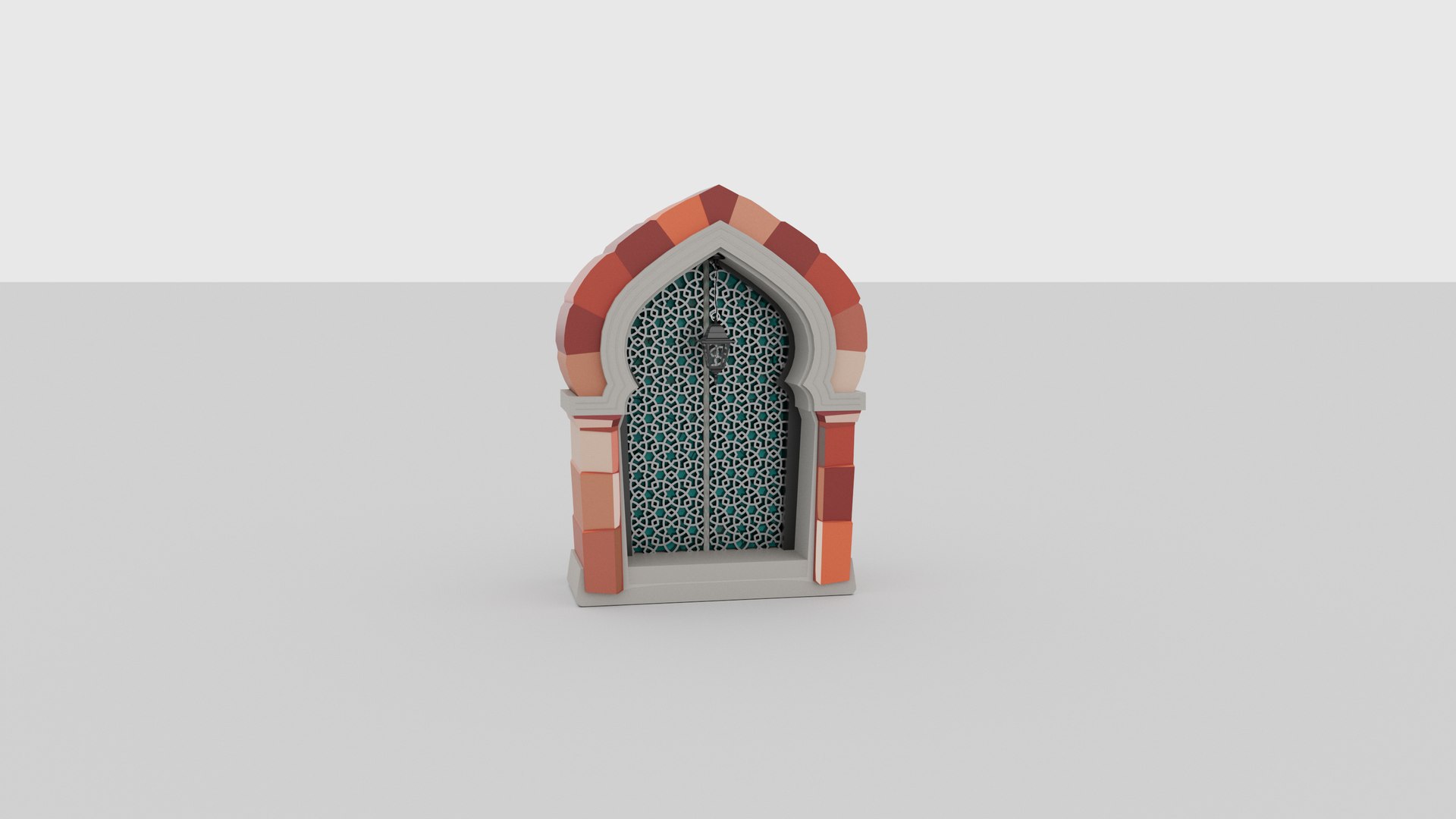 3D Model Windows Of Arabian Castle Or Fortress Interior - TurboSquid ...