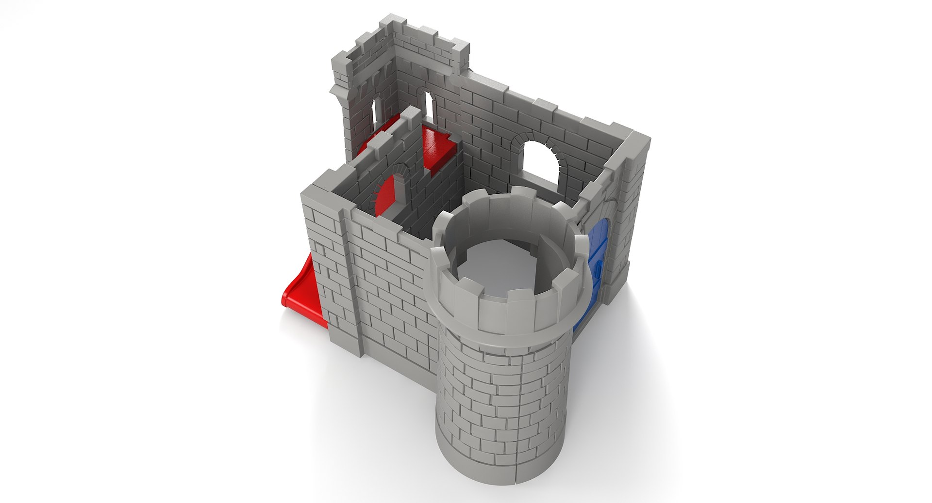 Classic toy castle playground 3D model - TurboSquid 1237657