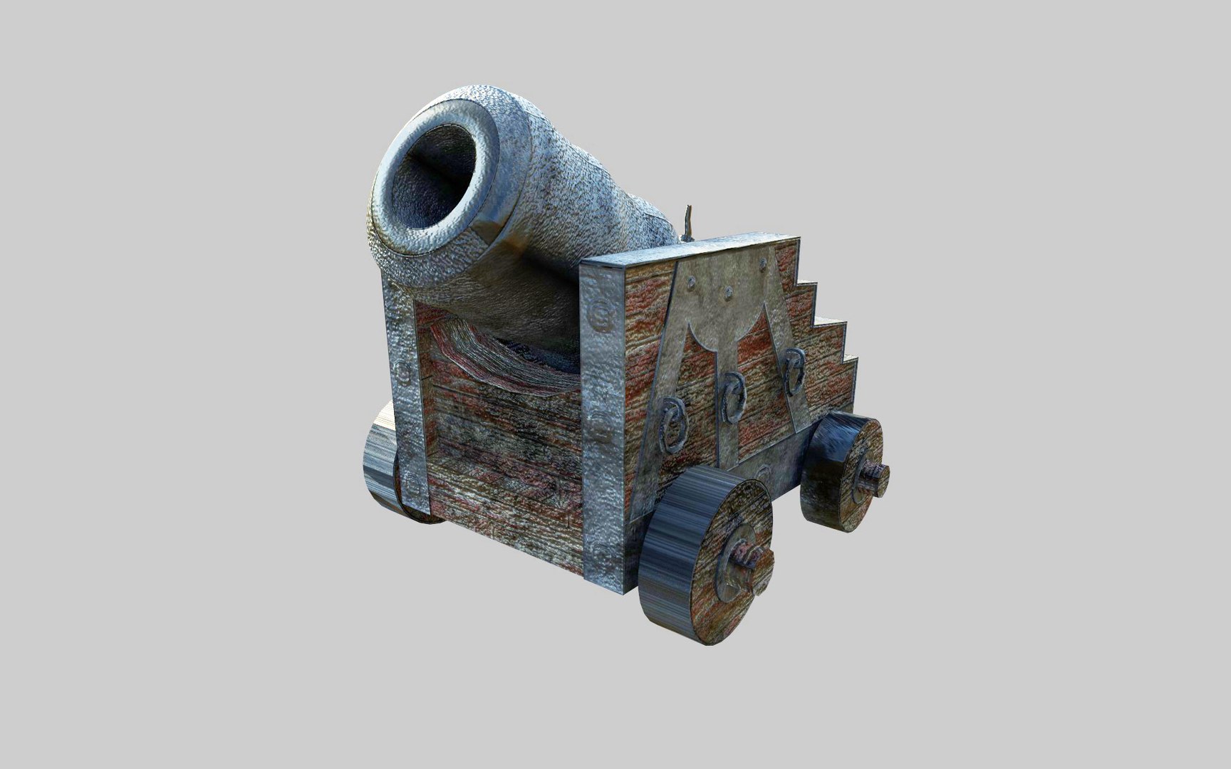 3D Cannon - TurboSquid 1193708