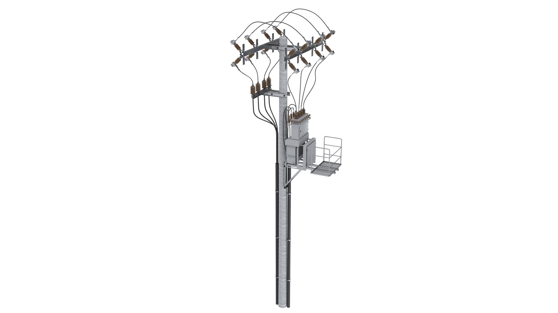 3D Utility Pole Collection 2 - TurboSquid 2208742