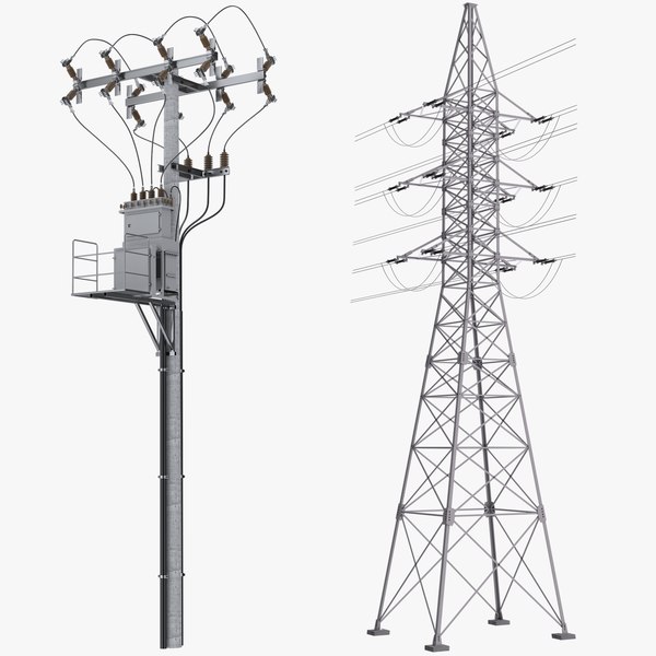 3D Powerline Models | TurboSquid
