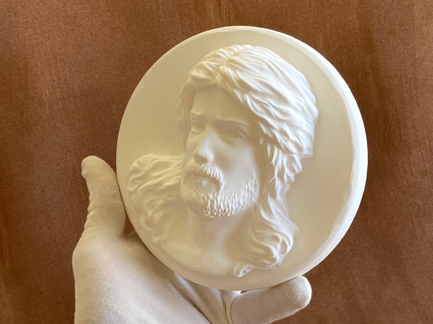 Jesus Bas-Relief Portrait Wall Sculpture 3D Model - TurboSquid 2427935