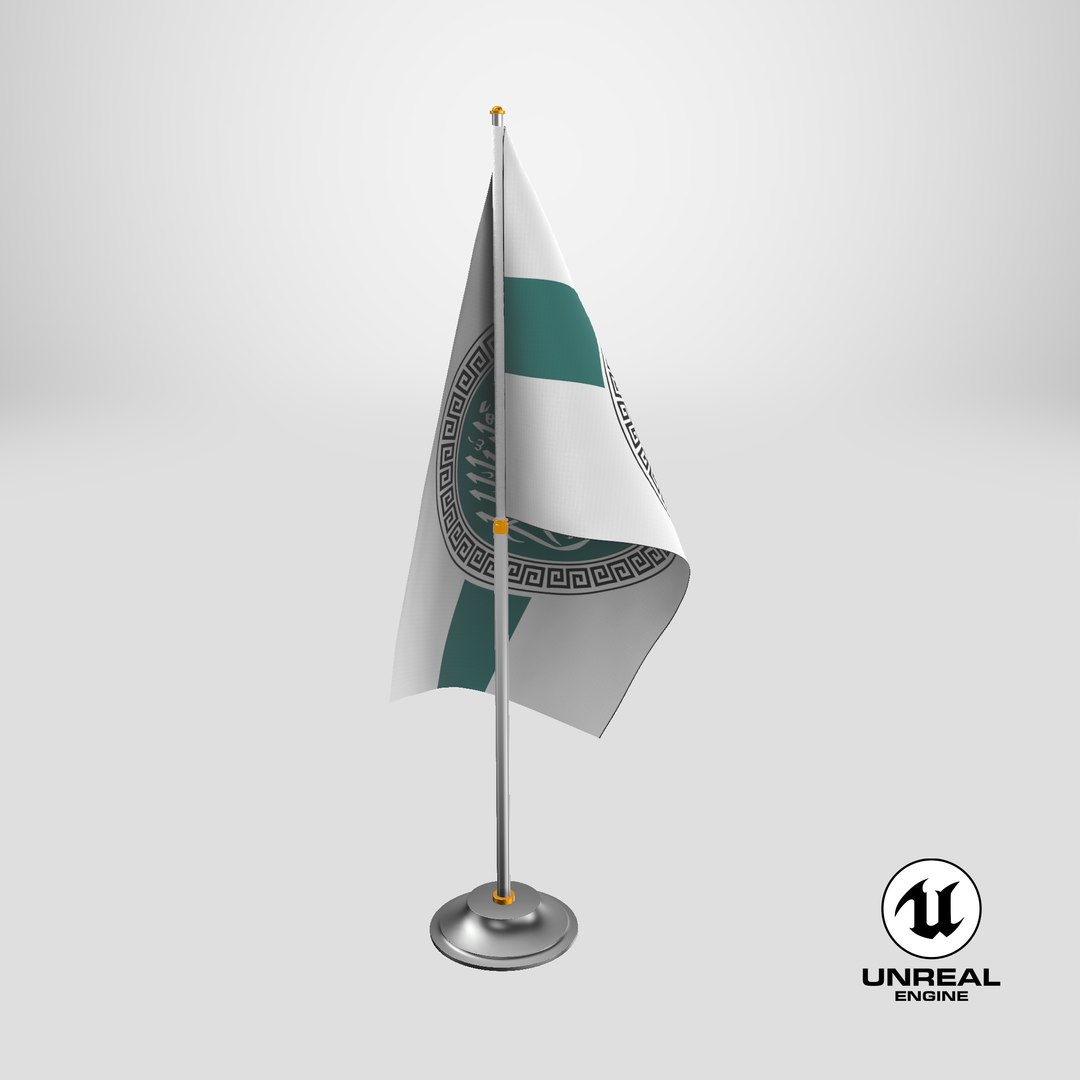3D Model Table Flag HTS - TurboSquid 2385192