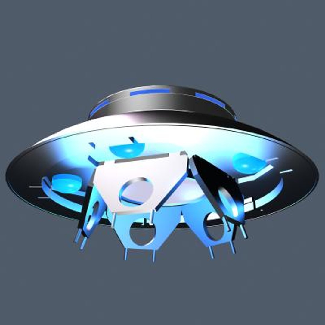 3d Model Ufo Tv Invaders