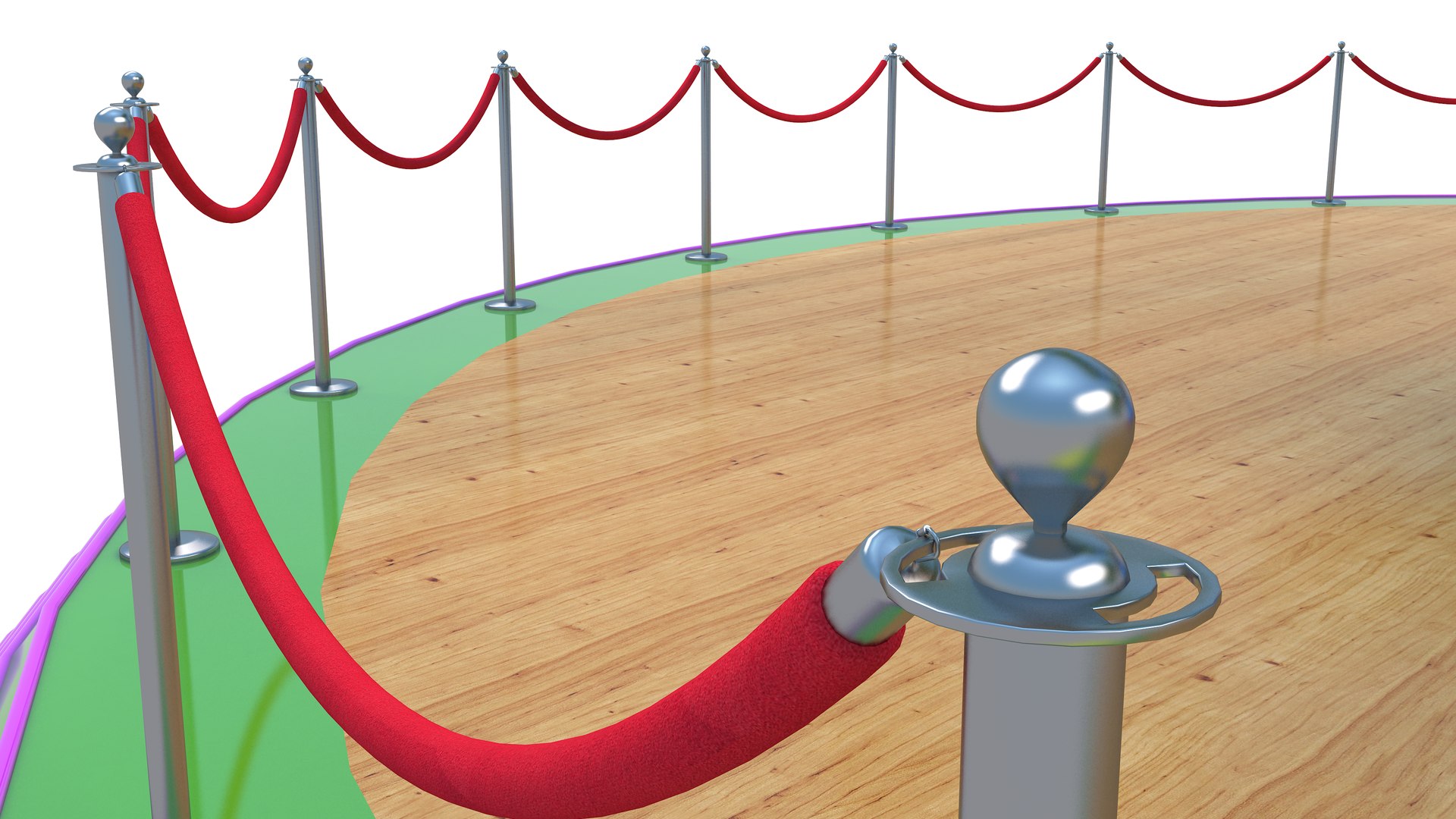 3D Rocket Carousel Theme Park Model - TurboSquid 1810662