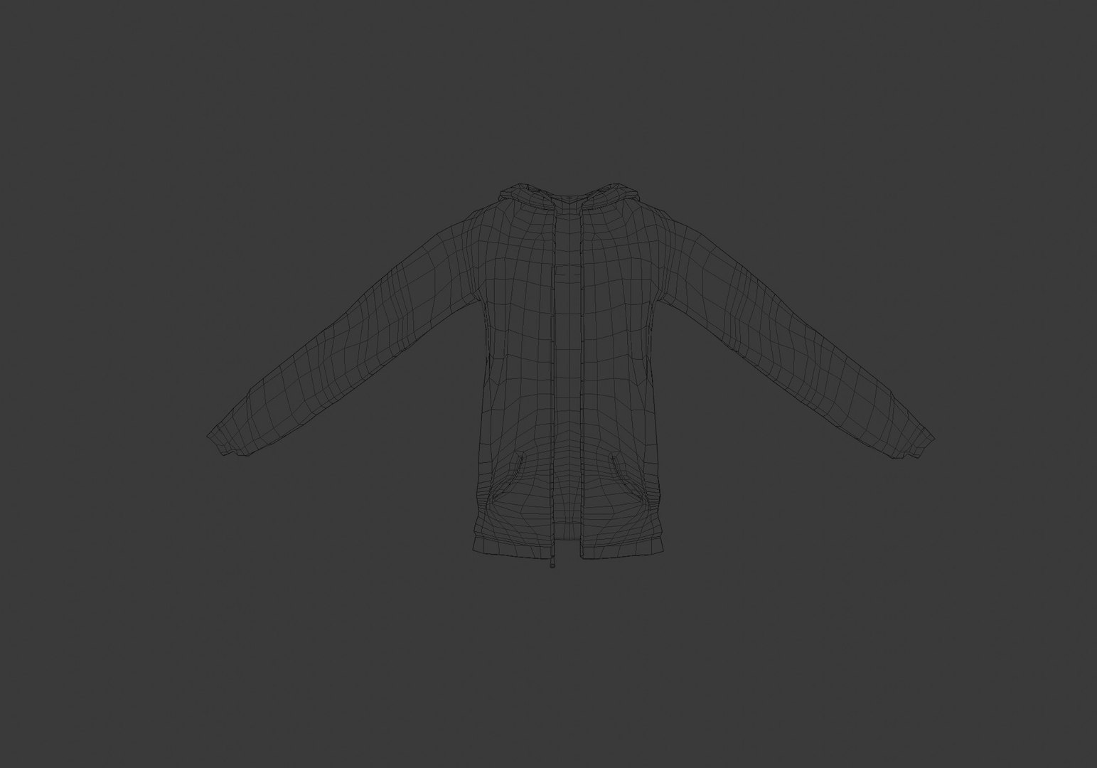 Blue Basic Jacket 3D Model - TurboSquid 1902855