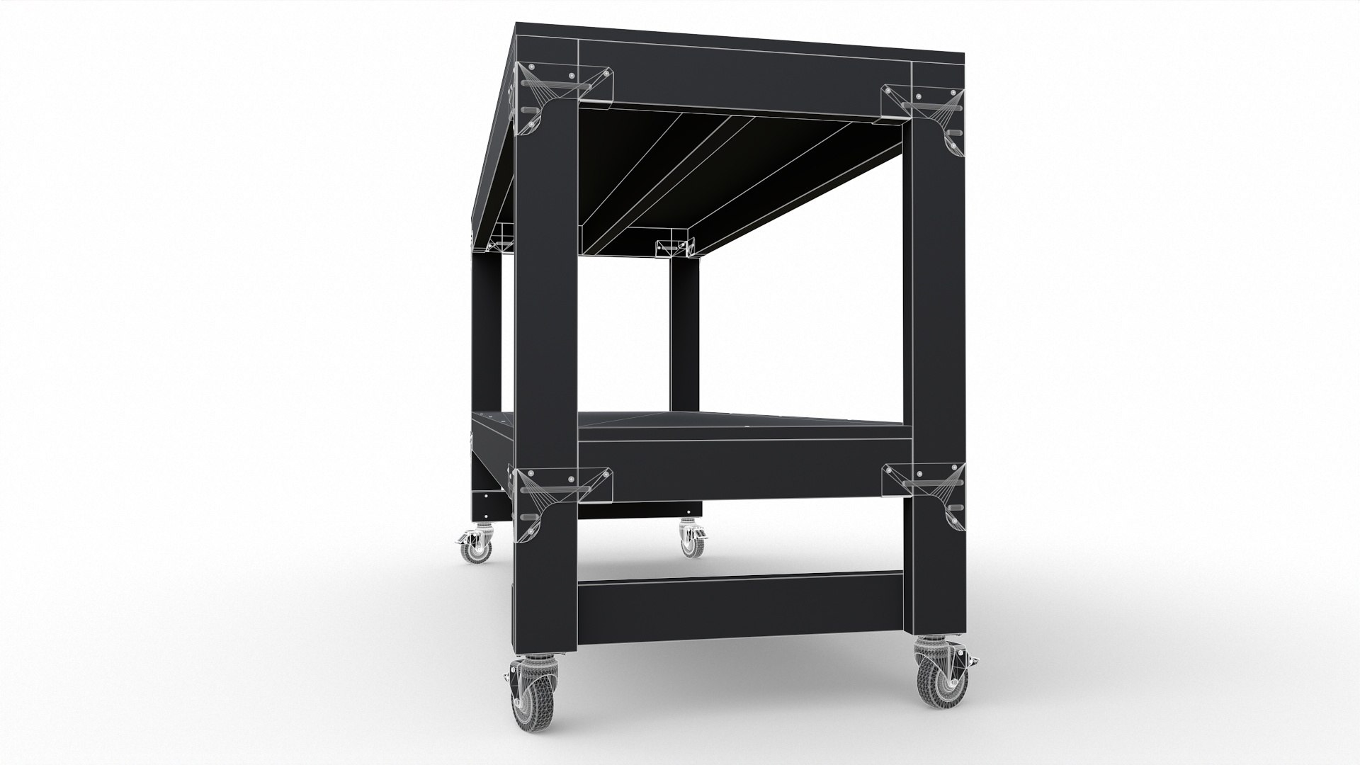 Wood Mobile Heavy Duty Workbench 3D Model - TurboSquid 2079435
