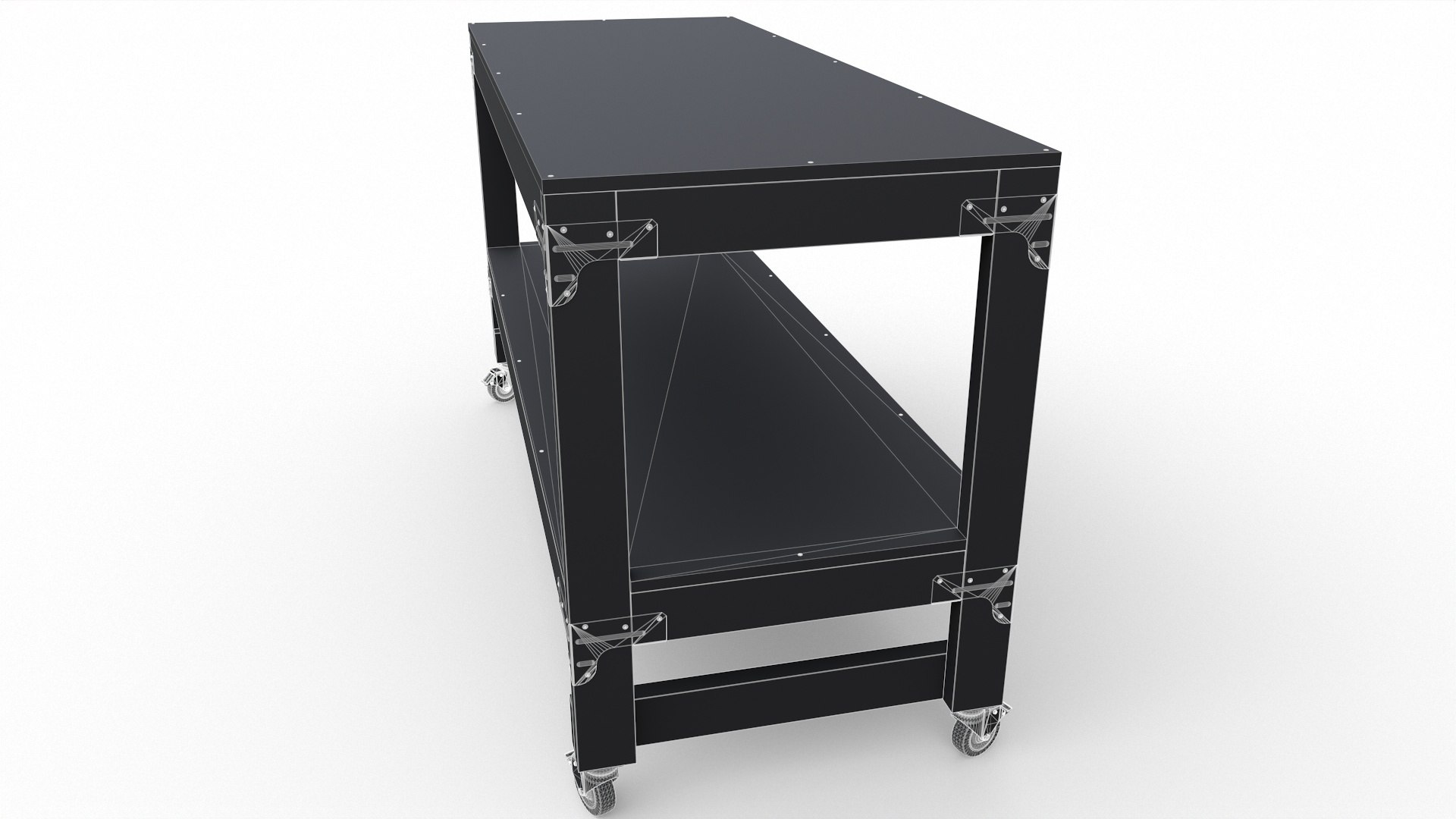 Wood Mobile Heavy Duty Workbench 3D Model - TurboSquid 2079435