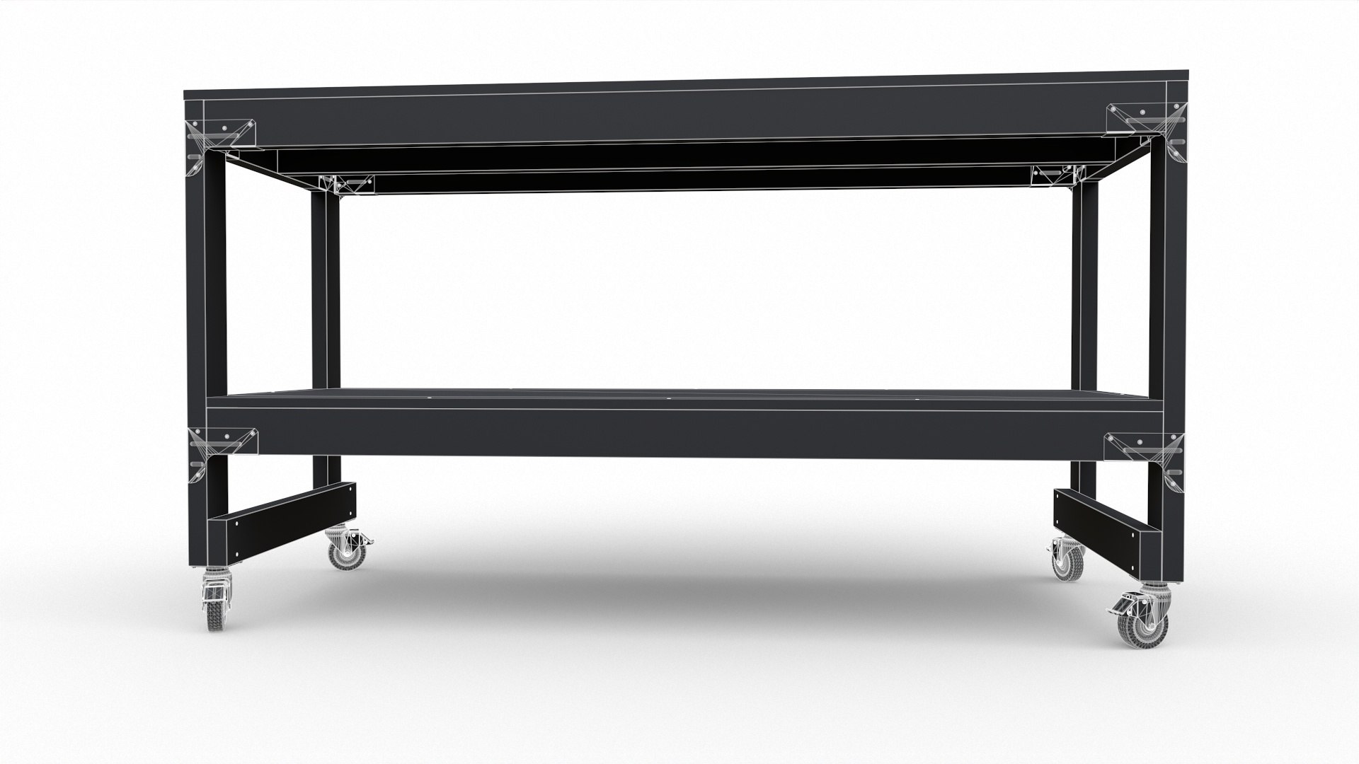 Wood Mobile Heavy Duty Workbench 3D Model - TurboSquid 2079435