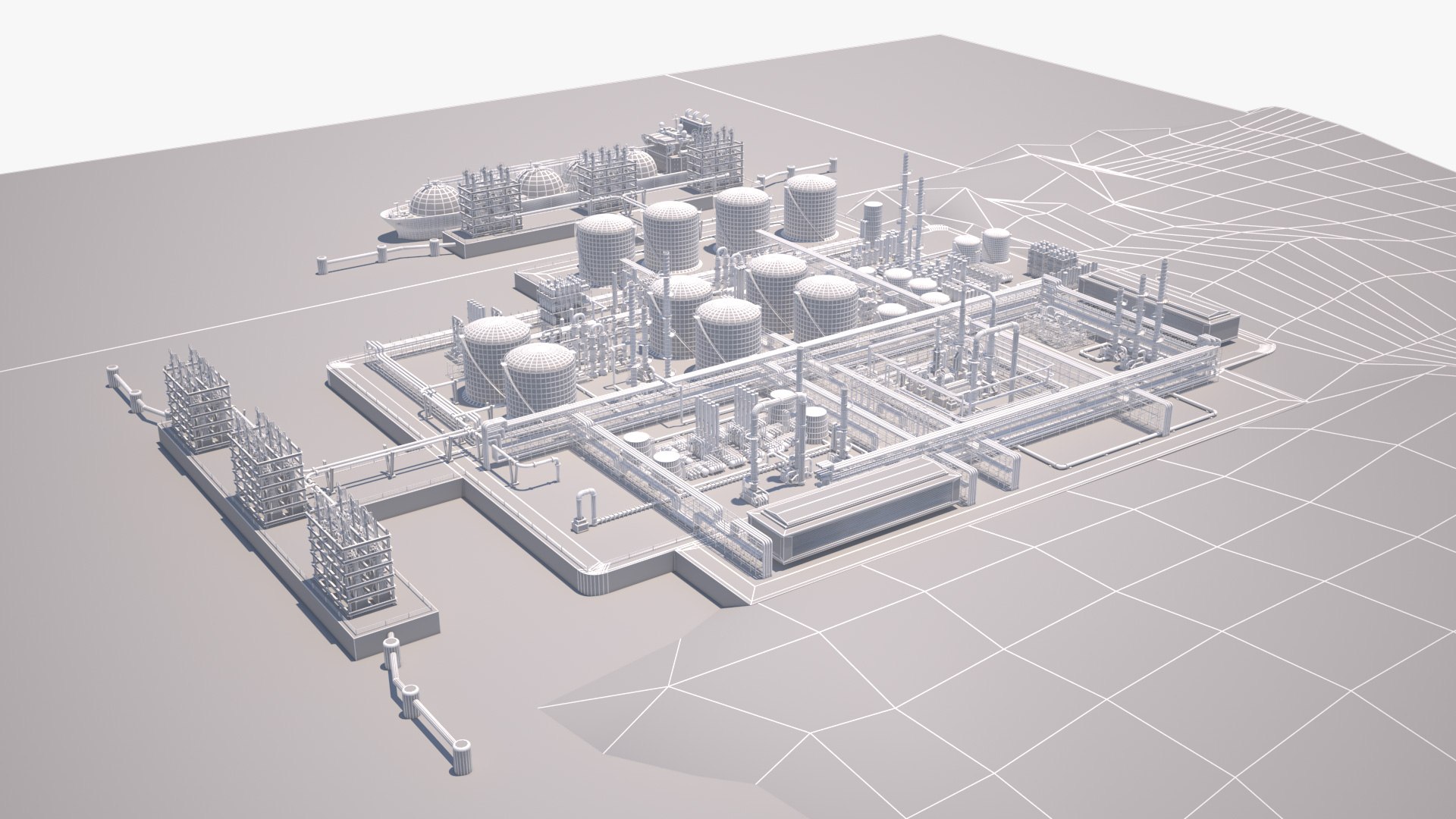 3D Lng Port 13 Model - TurboSquid 2139085