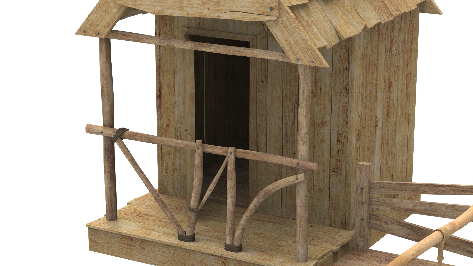 3D Tiny Tree House Model - TurboSquid 2167417