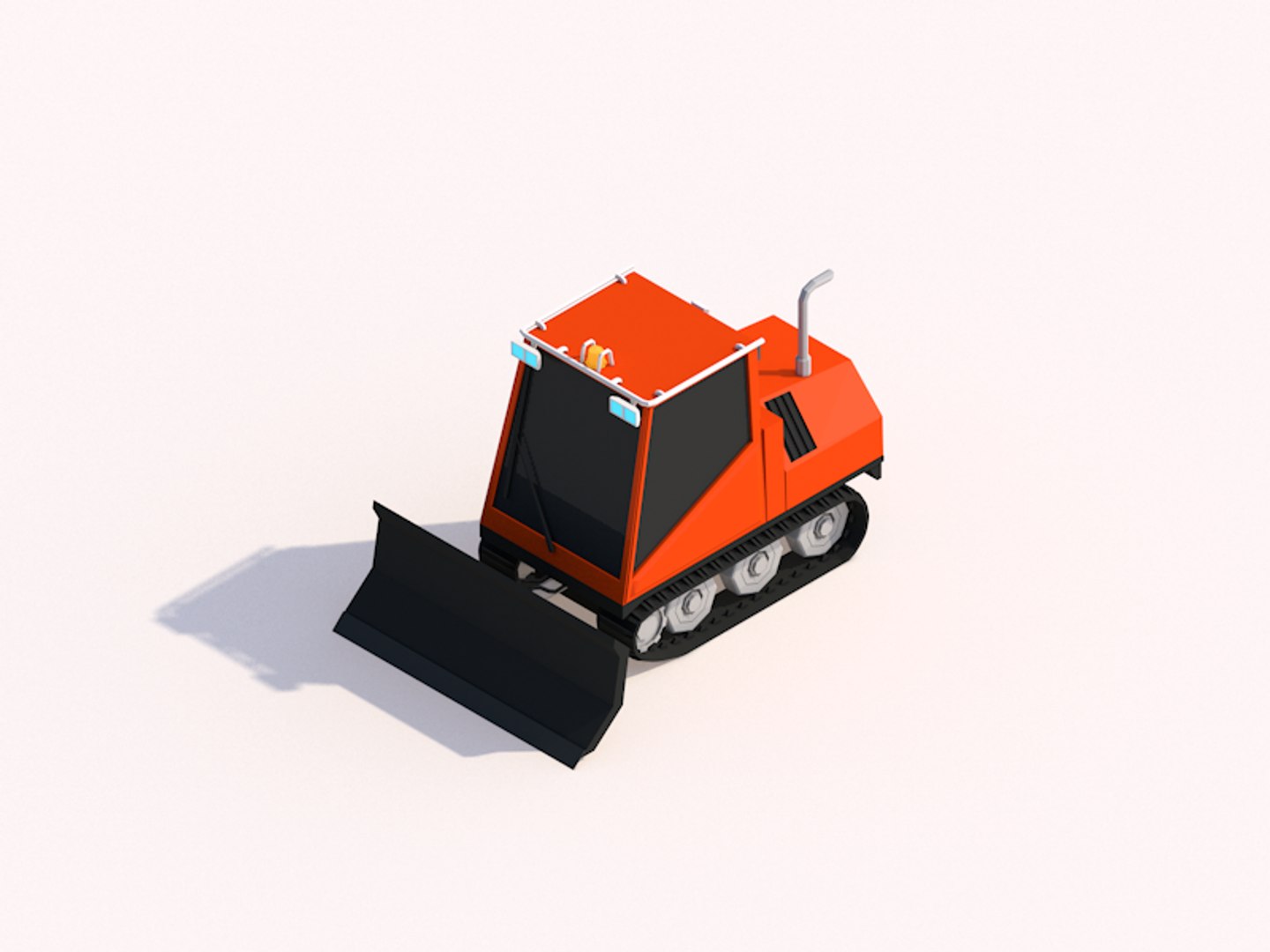 Free 3D Motion Cartoon Snowcat Vehicle Model - TurboSquid 1362628