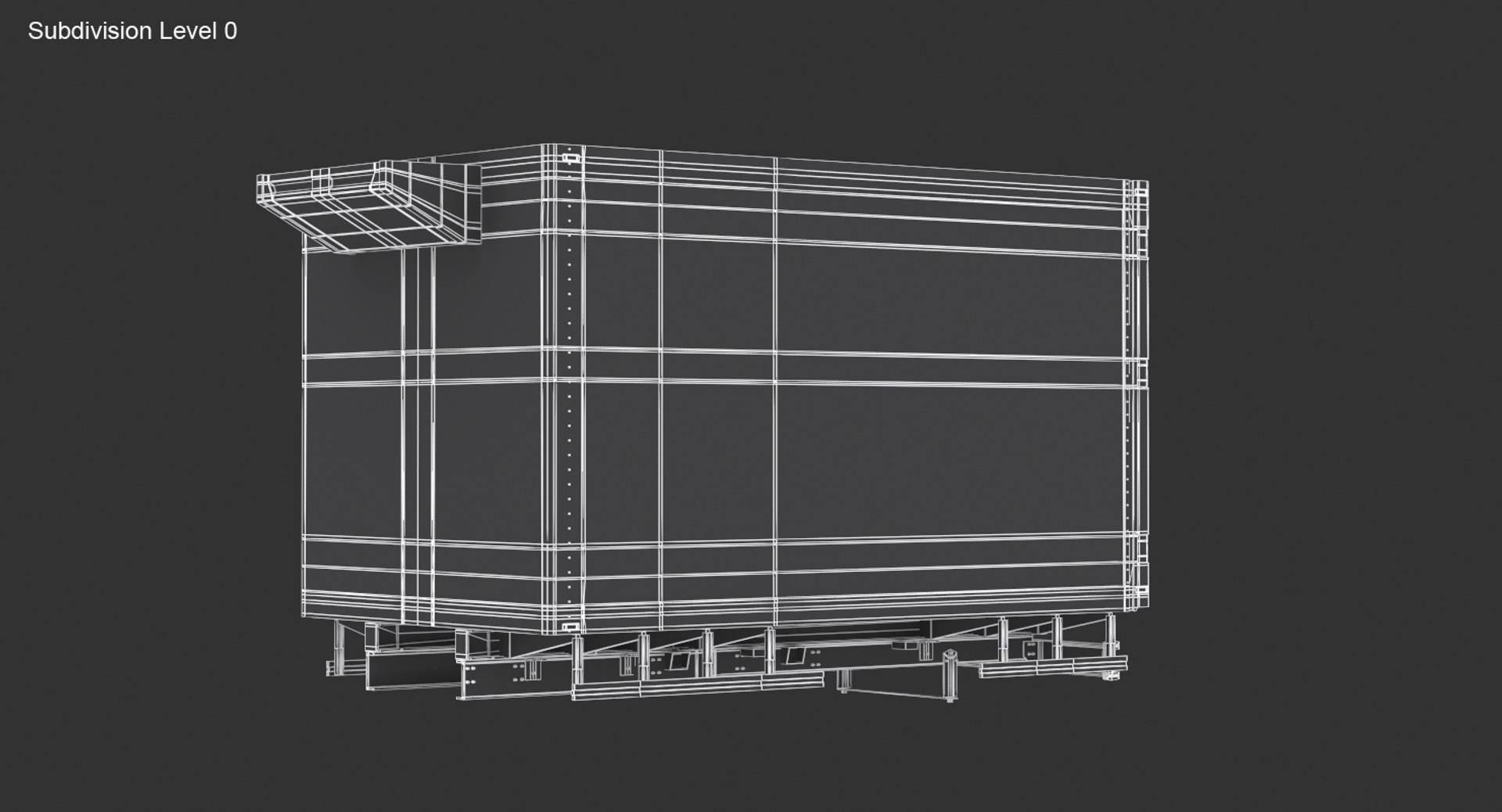 3d Box Van Cargo Area