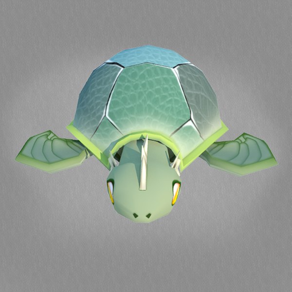 3d model character turtle 2011