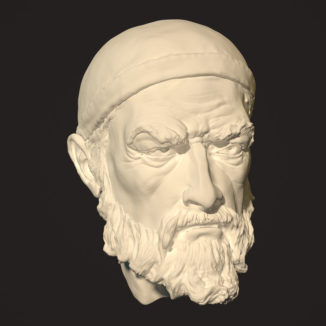 Sculpture Fisherman S Head 3D Model - TurboSquid 1552342