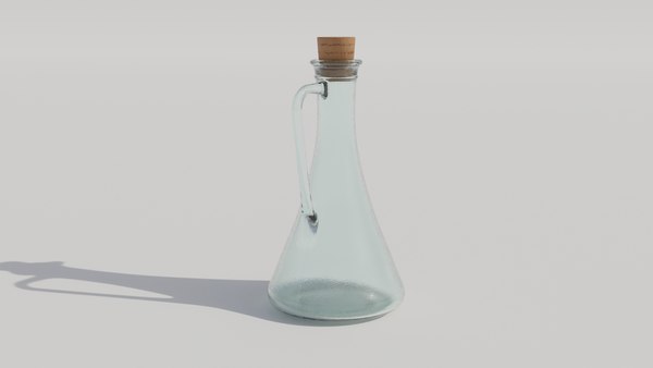 Olive oil and vinegar bottles 3D model - TurboSquid 1719007