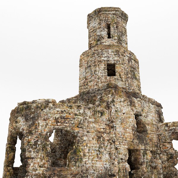 3d model castle ruins