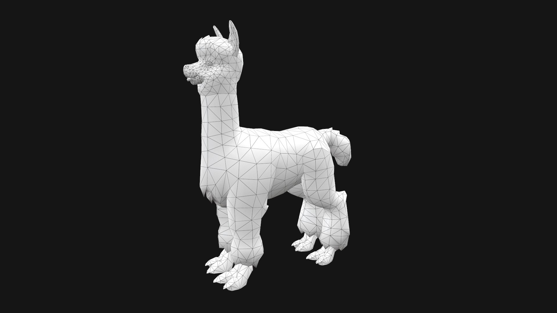 3D Animated Alpaca - TurboSquid 2257627