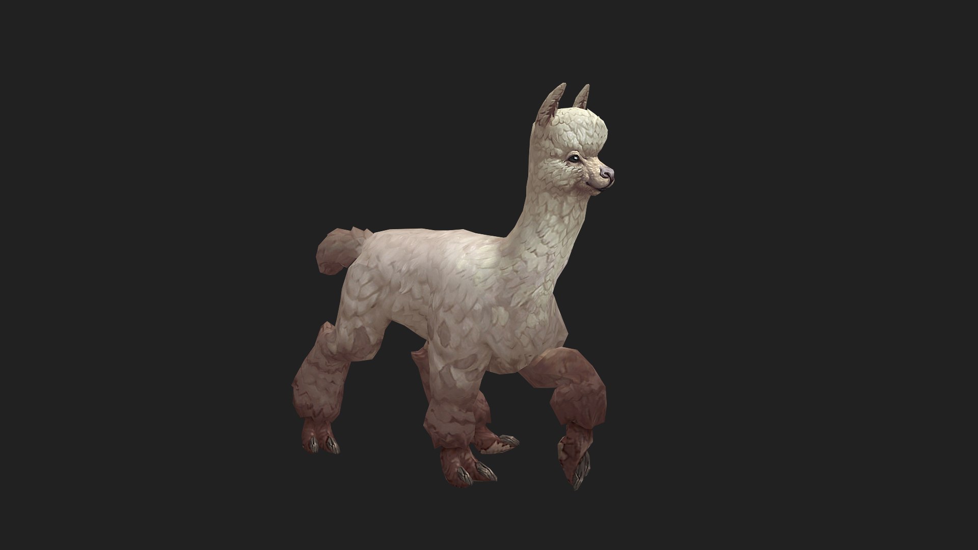 3D Animated Alpaca - TurboSquid 2257627
