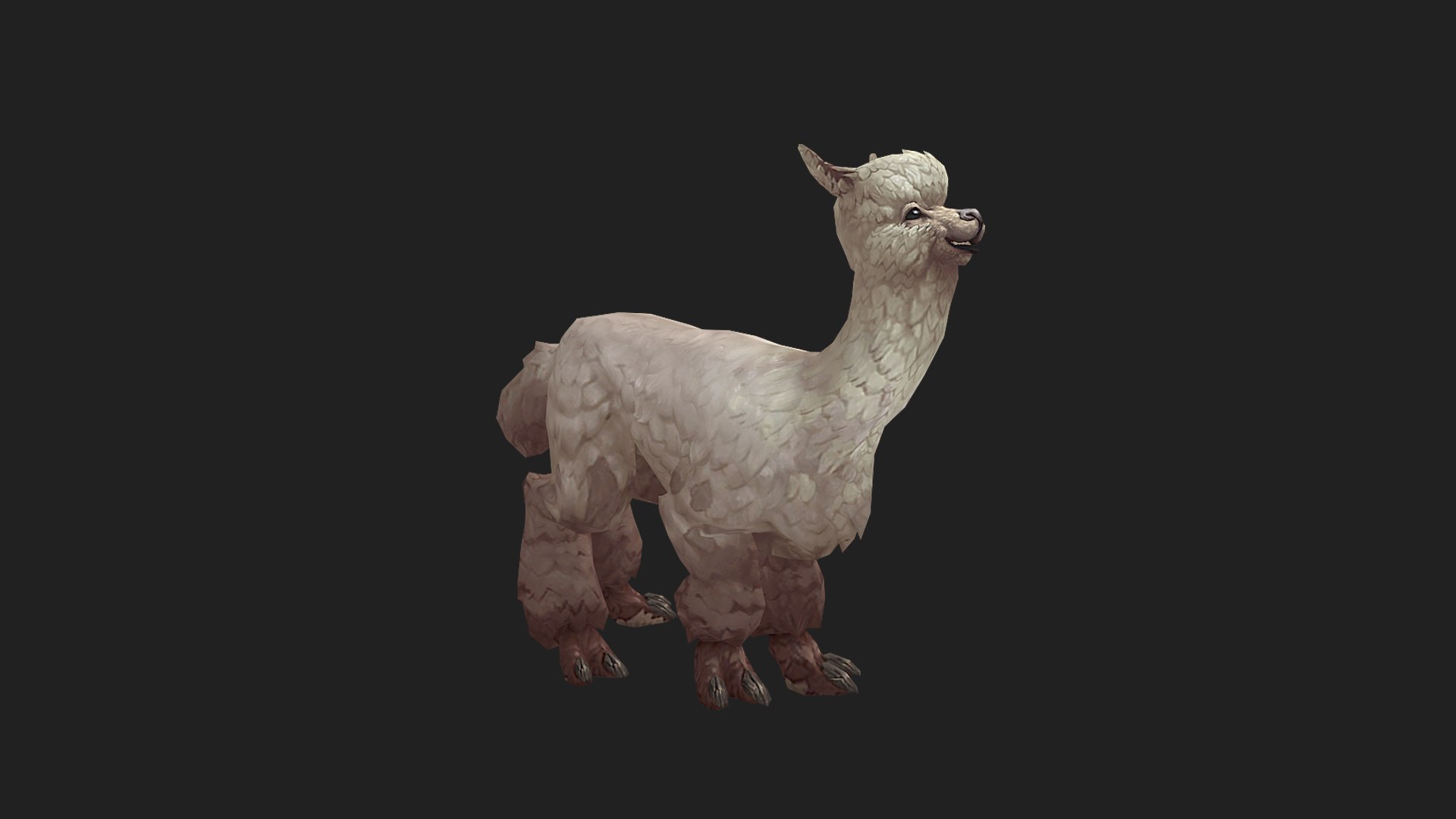 3D Animated Alpaca - TurboSquid 2257627