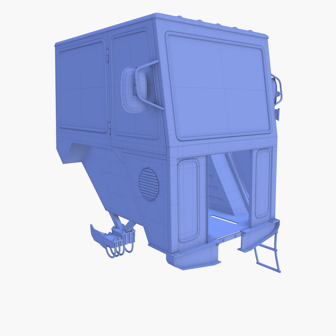 Tractor Cabin 3D Model - TurboSquid 1881658